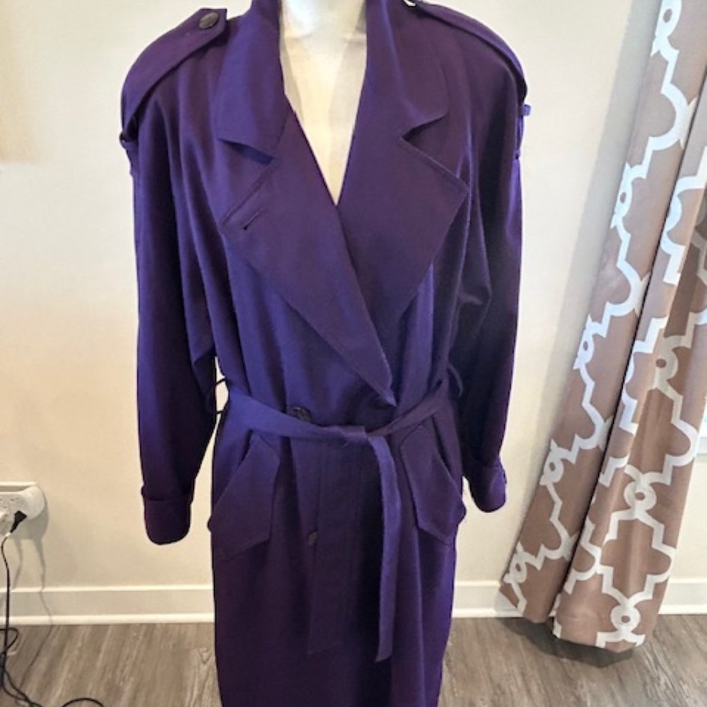 Size 10 Purple Raincoat With Removable Lining (Euc) - Gem